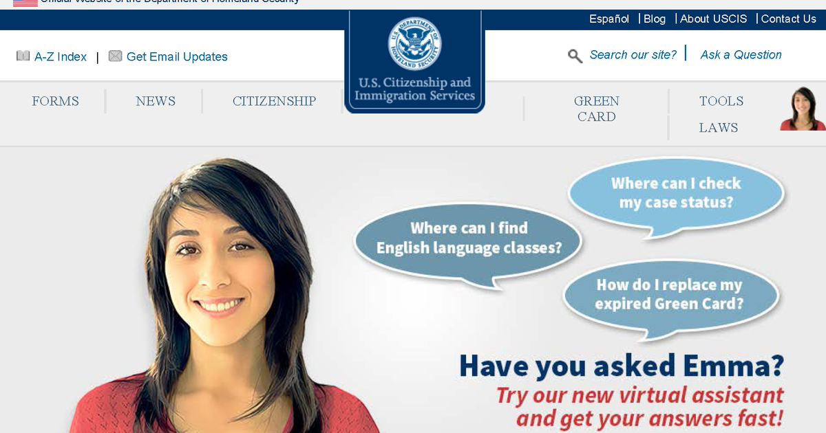Cultural Affordances of “Emma”, USCIS’s Latina Virtual Assistant | The ...