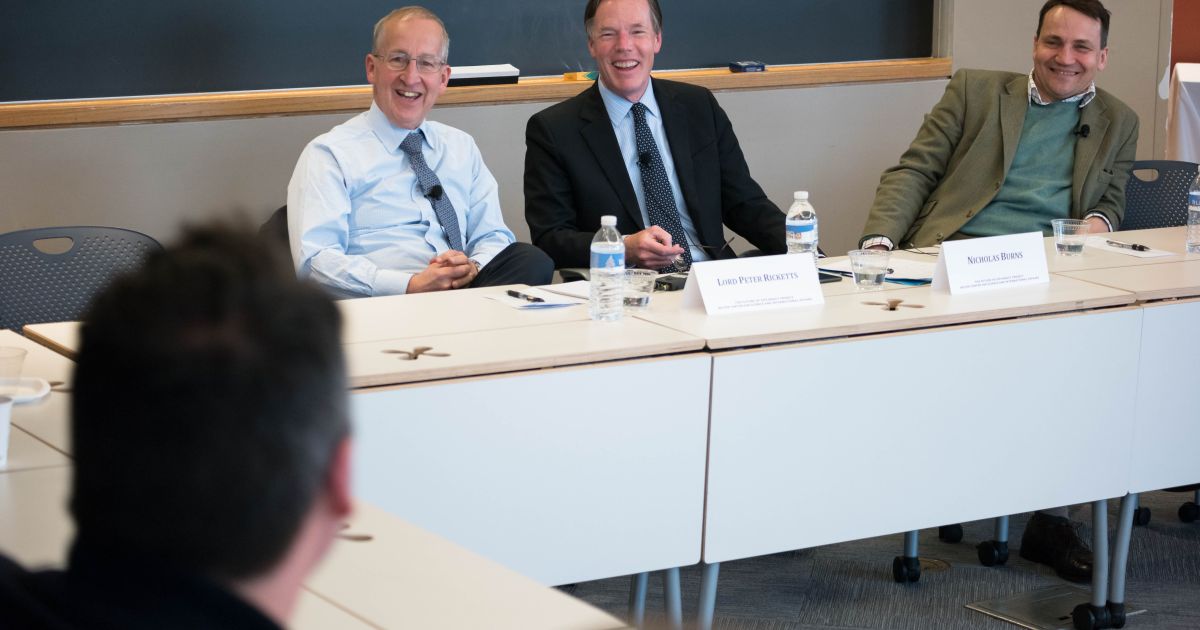 Conversations in Diplomacy: Lord Peter Ricketts | The Belfer Center for ...