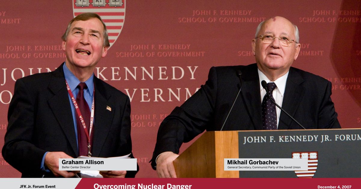 Mikhail S. Gorbachev’s Legacy | The Belfer Center for Science and ...