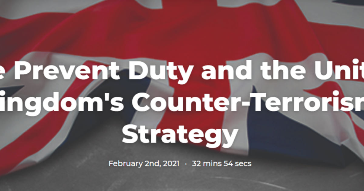 The Prevent Duty and the United Kingdom's Counter-Terrorism Strategy ...