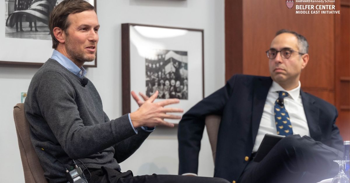 WATCH: A Conversation with Jared Kushner | The Belfer Center for ...