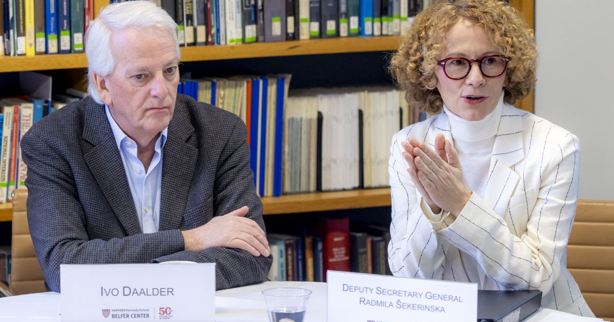 Watch: NATO Deputy Secretary General Radmila Šekerinska | The Belfer ...